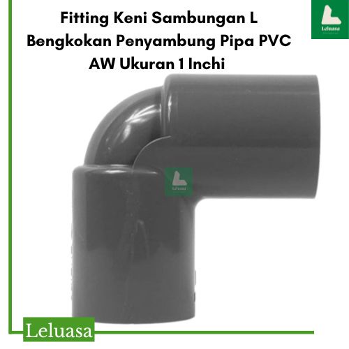 Jual Fitting Keni Sambungan L Bengkokan Penyambung Belokan 90 Derajat ...