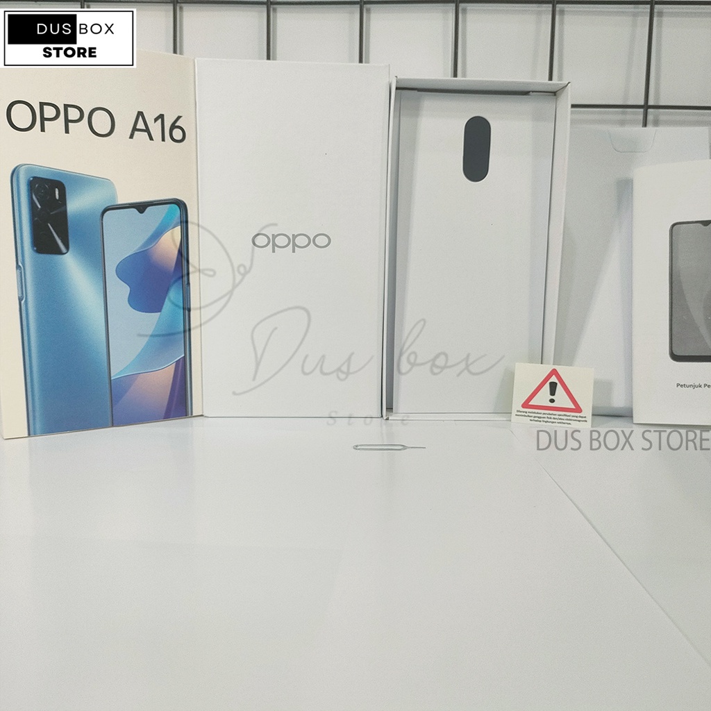 Jual DUS BOX OPPO A16 -FREE STICKER DAN FULLSET- BOX OPPO | Shopee ...