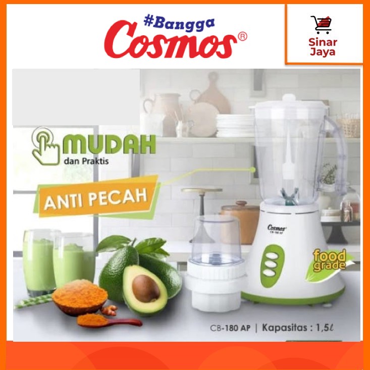 Jual COSMOS CB-180 AP Blender Trinity Plastik 1.5 Liter | Shopee Indonesia
