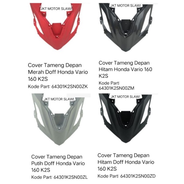 Jual 64301 K2S Cover fr tameng lampu depan panel depan Vario 160 led ...