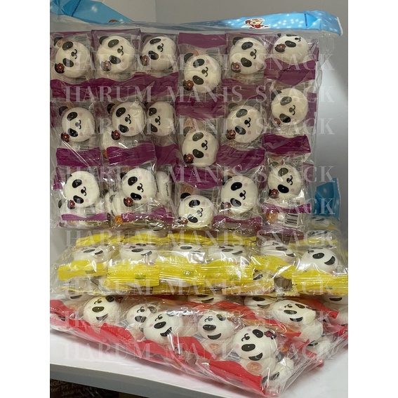 Jual Marshmallow Panda Marsmallow Kapas Mallow Aneka Rasa pak / pack ...