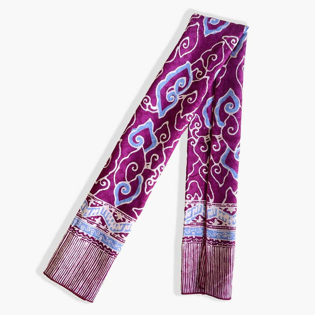 Jual BATIK SALMA Syal Scarf Slayer Batik Motif Mega Mendung Bahan Doby ...