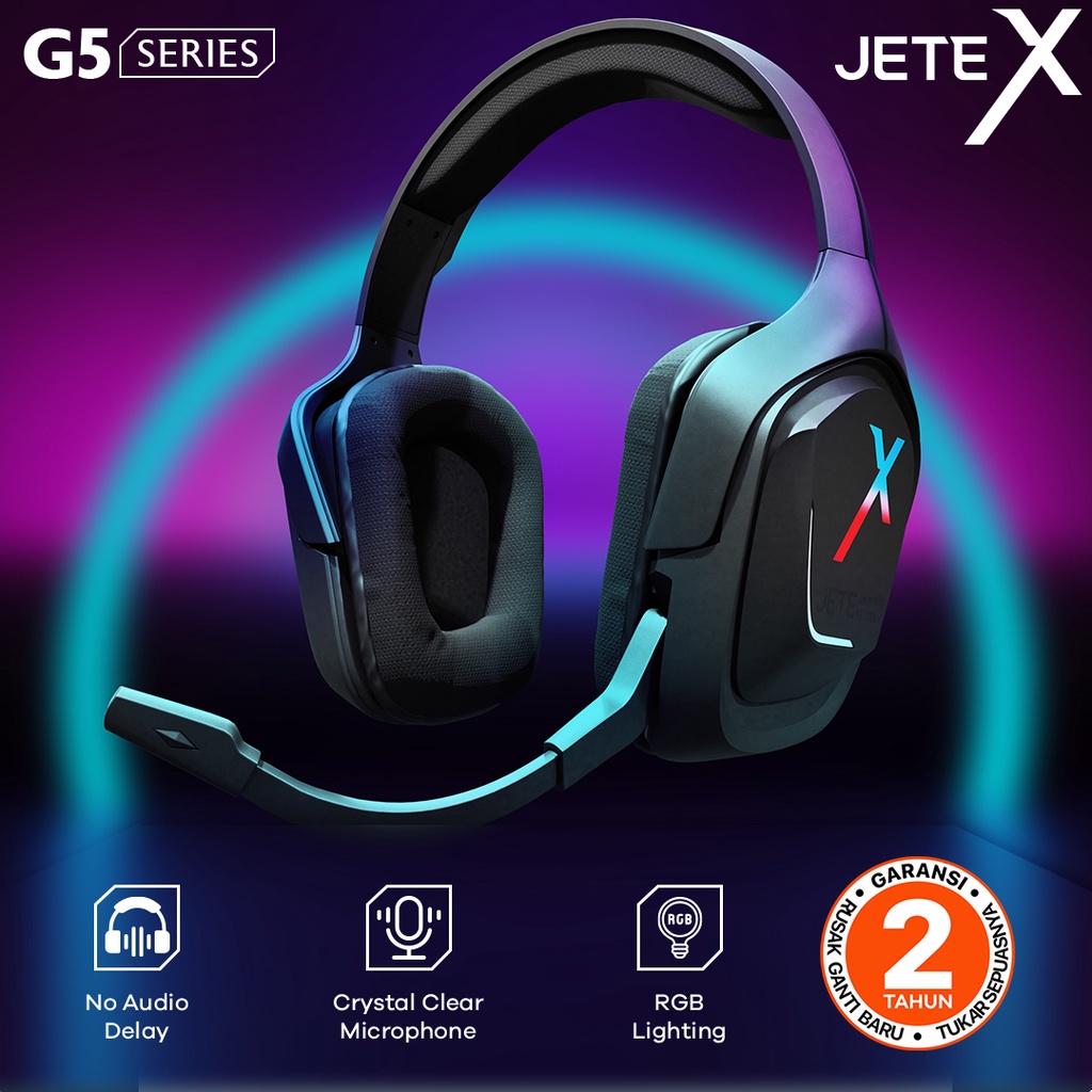 Jual Headset Gaming Headphone Gaming Noise Cancelling JETEX G5 ...