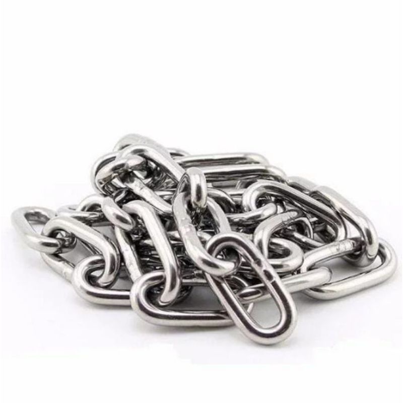 Jual TERMURAH!! Rantai Kapal 1/8 Inch Rante Besi Gembok Pagar Serbaguna ...