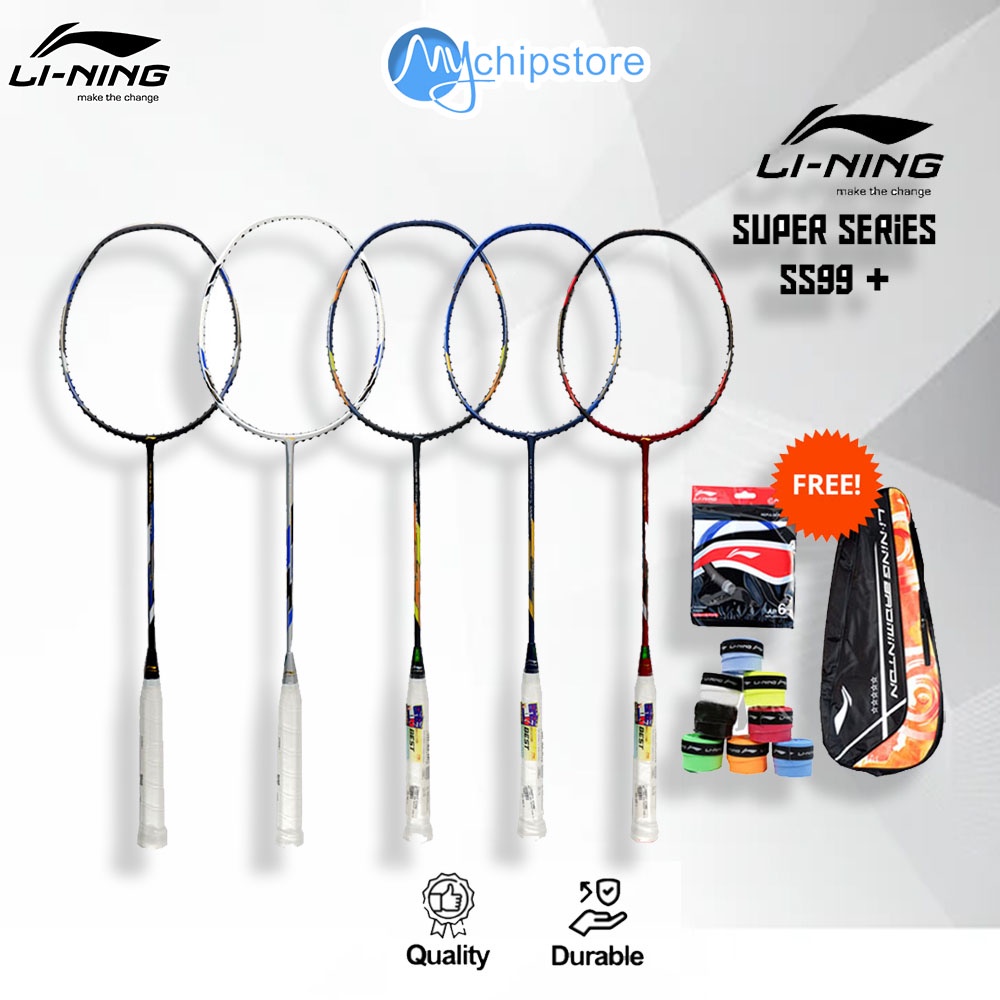 Jual Raket Bulutangkis Badminton LINING SUPER SERIES SS99 PLUS 100% ...