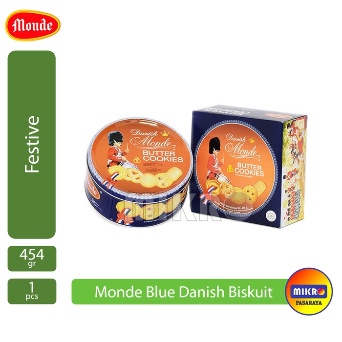 Jual MONDE BISKUIT BUTTER COOKIES [454 GR] | Shopee Indonesia