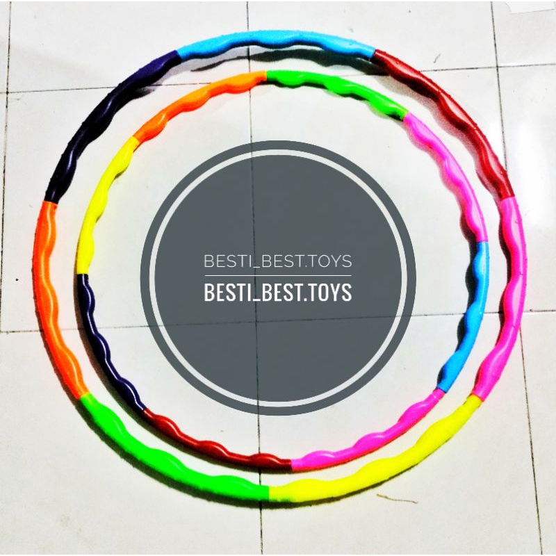 Jual Mainan Olahrga Anak Hulahoop Plastik Hulahup hula hoop hulahop warna warni | Shopee Indonesia