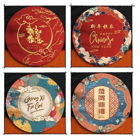 Jual Stiker Imlek Sticker Toples Kue Stiker Kue Imlek CNY - ISI 10 PCS ...