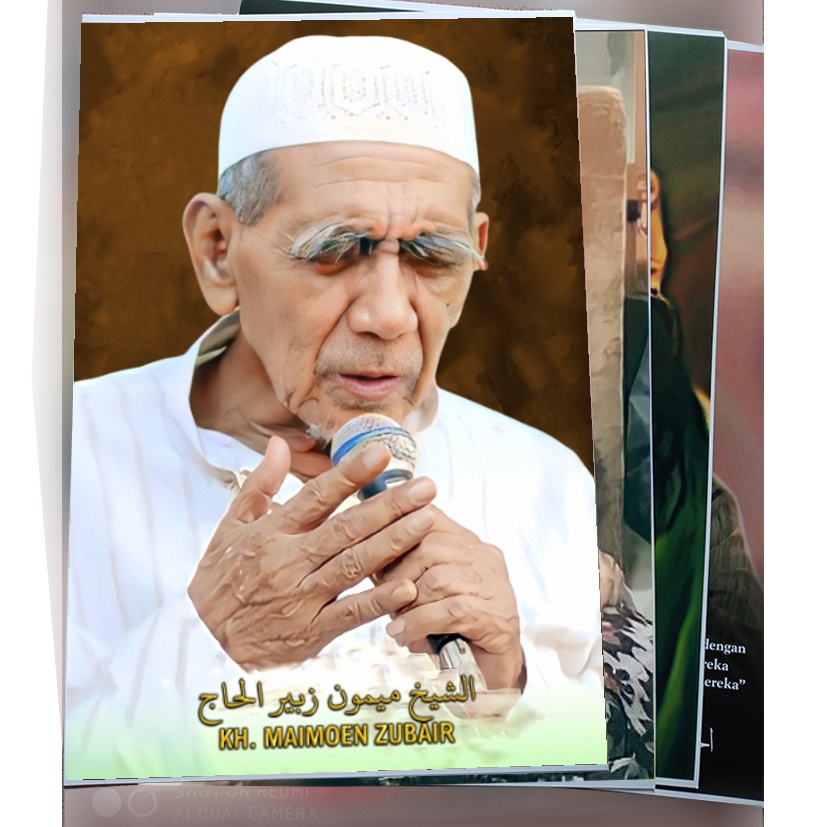 Jual poster mbah maimoen zubair bahan luster cetak UV | Shopee Indonesia