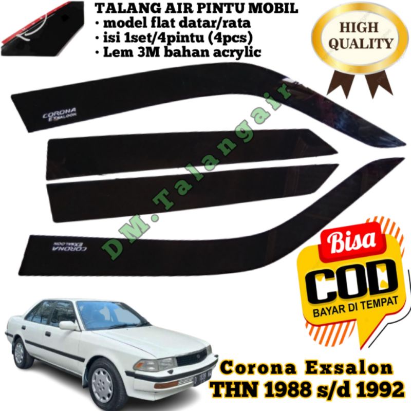 Jual talang air mobil Toyota Corona exsalon THN 1988-1992 model flat datar/rata | Shopee Indonesia