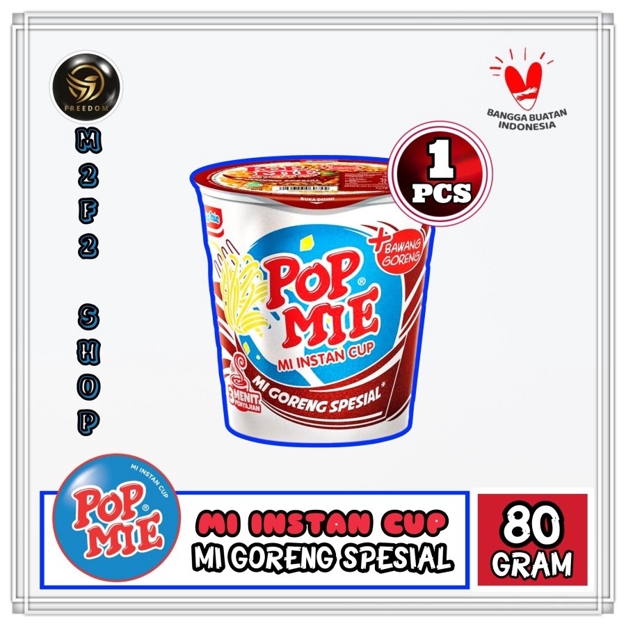 Jual POP MIE | Mi Instan Cup Goreng Special - 80 gr (Kemasan Satuan ...