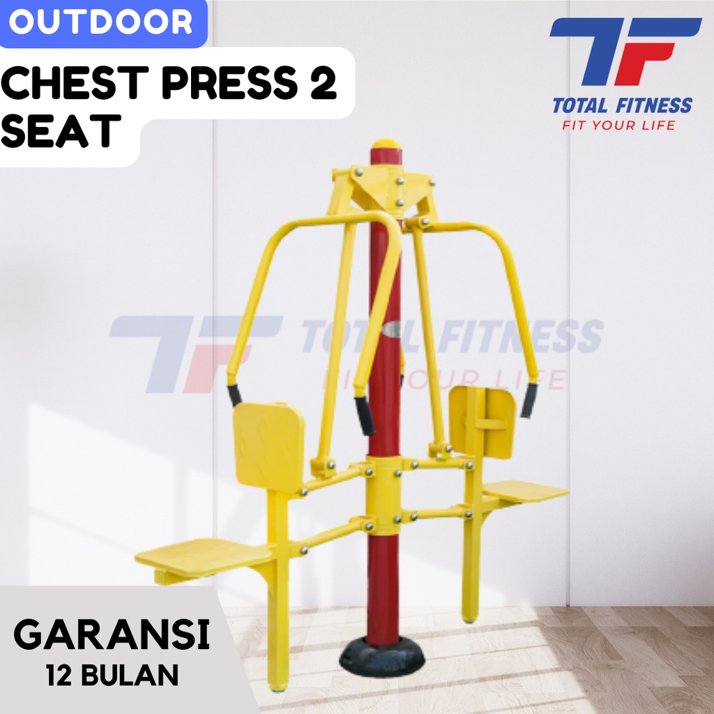 Jual Alat Olahraga Chest Press 2 Seat Total Fitness | Shopee Indonesia