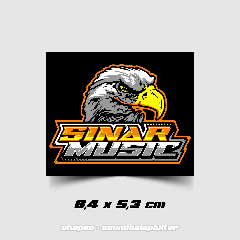 Jual Stiker Sinar Music Bijian Vynil Anti Air | Shopee Indonesia