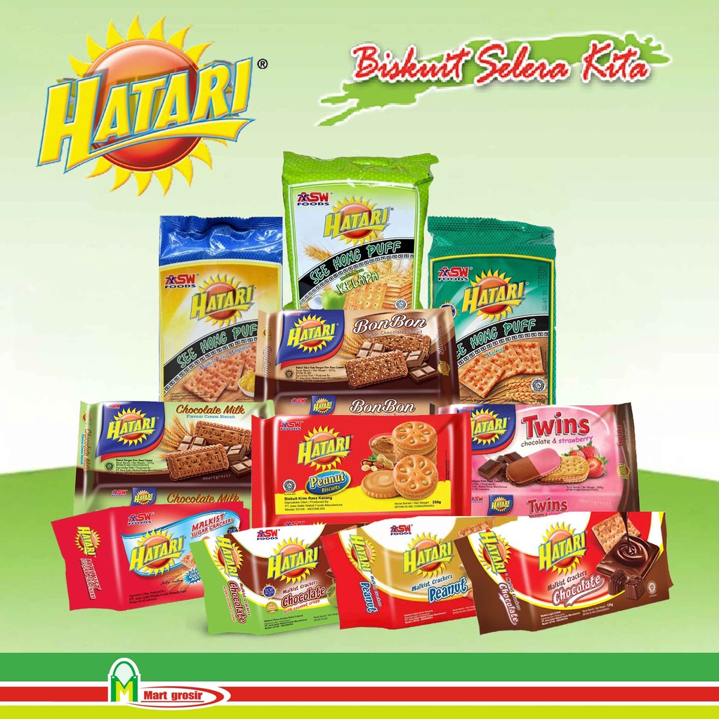 Jual Biskuit Hatari / Biskuit Malkist Renyah & Manis / Biskuit Aneka Varian Rasa | Shopee Indonesia