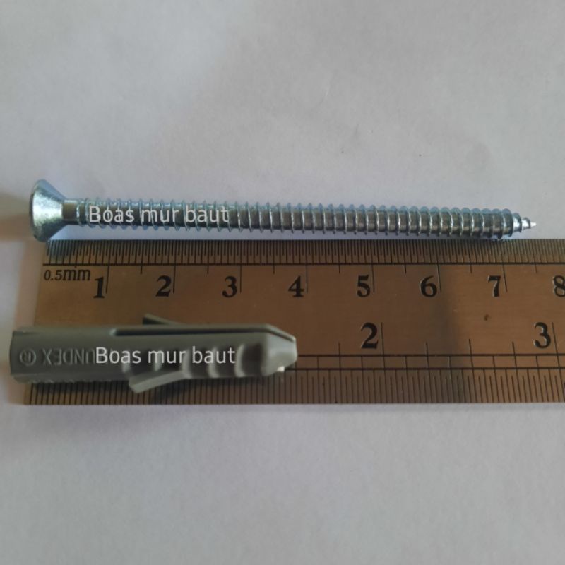 Jual Baut Tapping 7.5 cm + F S8 10psg Fab 10x3 baut tembok boasmurbaut ...
