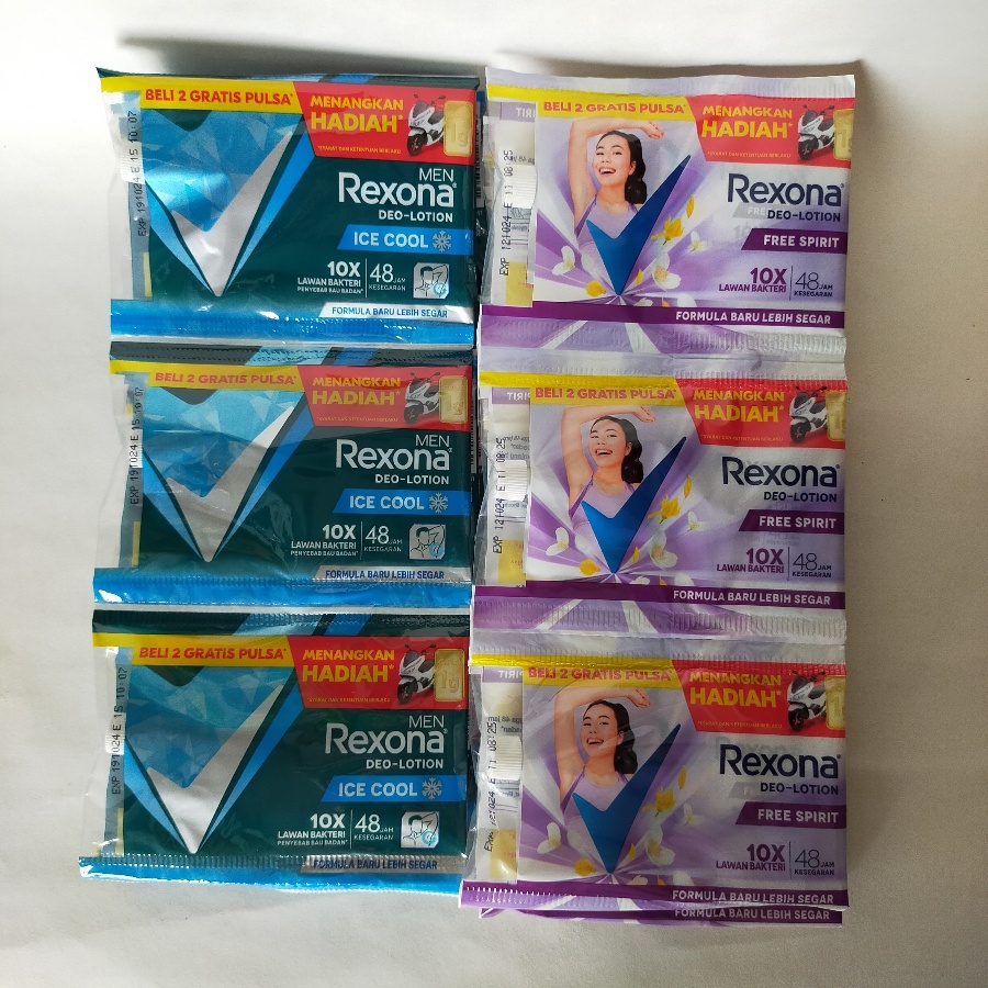 Jual Rexona Deo Lotion (1 Renceng = 12 sachet) | Shopee Indonesia