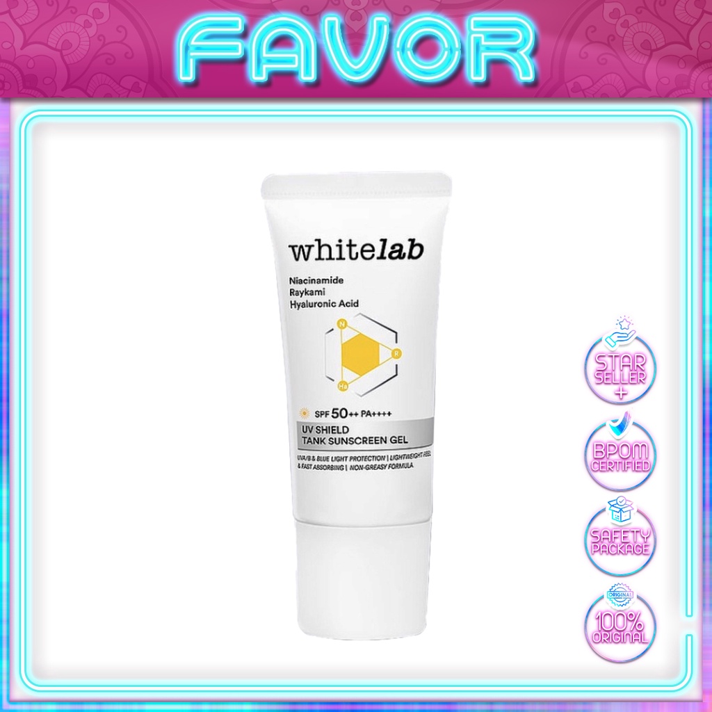Jual Whitelab UV Shield Tank Sunscreen Gel SPF 50++ PA++++ 30 gr ...