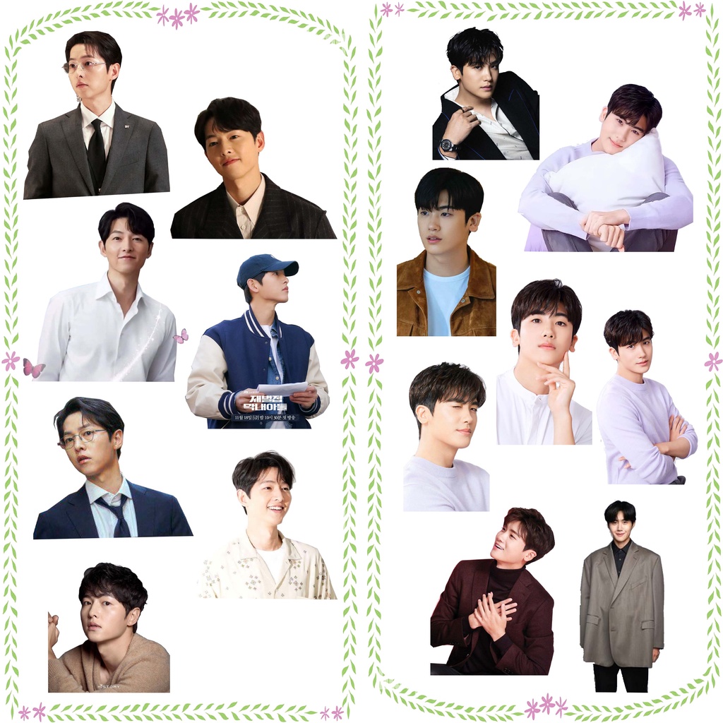 Jual Stiker Song Jung Ki Park Hyung Sik Reborn Rich Sticker Pack Vinyl ...