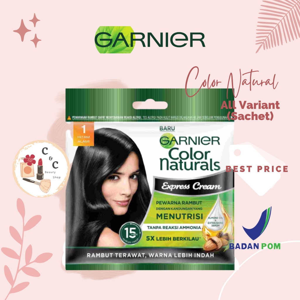 Jual Garnier Color Natural All Variant (SACHET) - Pewarna / Cat Rambut ...