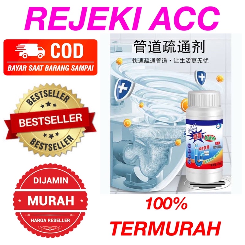 Jual SERBUK ANTI SUMBAT / BUBUK PEMBERSIH SALURAN PIPA AIR TOILET ...