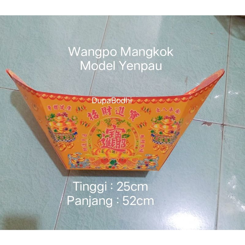 Jual wangpo mangkok model yenpau / kertas sembahyang mangkok | Shopee ...