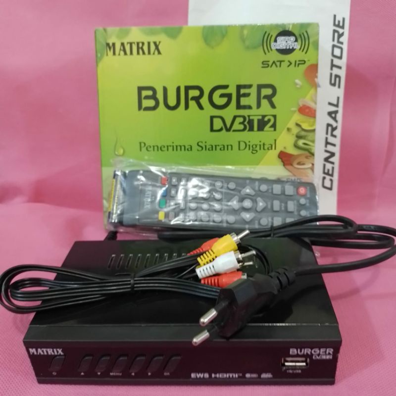 Jual Set Top Box MATRIX BURGER HIJAU DVB-T2 ORIGINAL | Shopee Indonesia