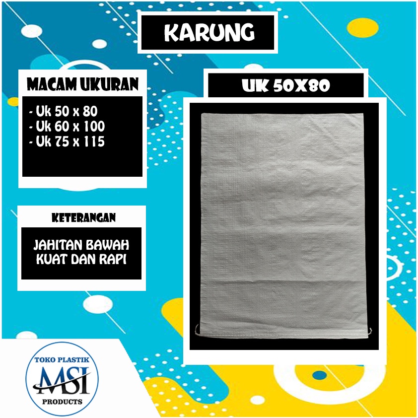 Jual Karung Plastik | Karung Packing Paket | Karung Anyam Plastik ...