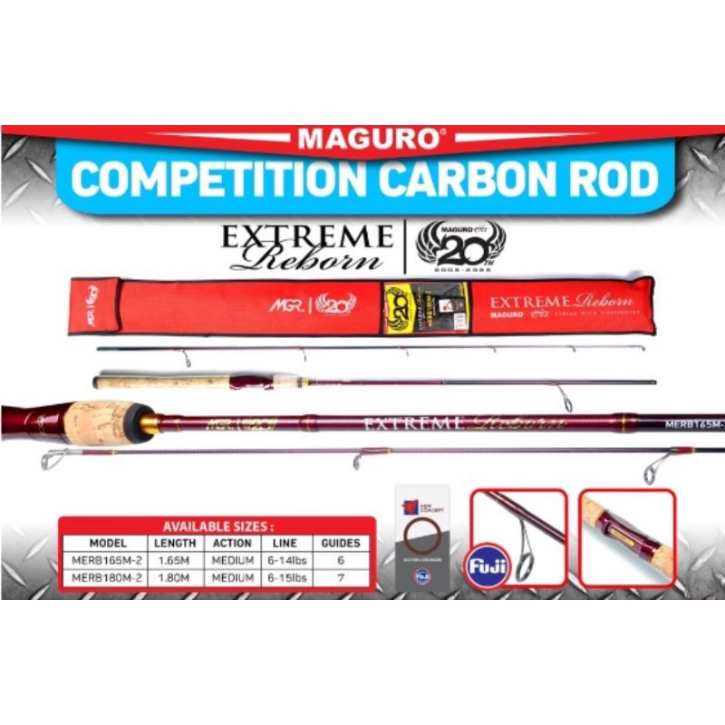 Jual Joran Maguro Extreme Reborn 165 cm- 180 cm | Shopee Indonesia