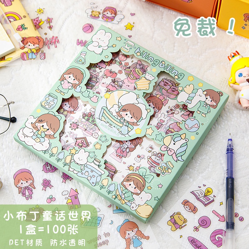 Jual spesial promo cuci gudang sticker 100pcs 50 20 momo sticker ...