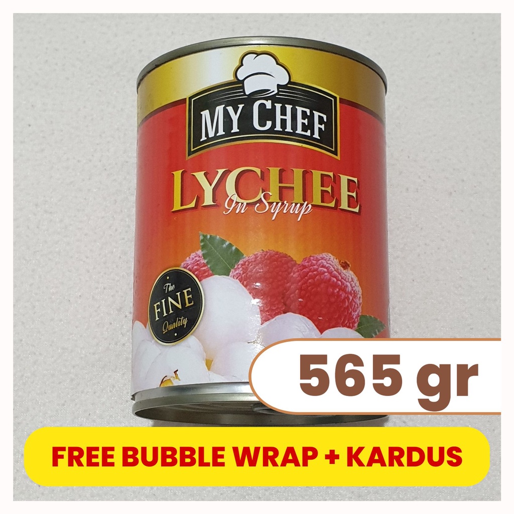 Jual My Chef Leci Kaleng 565gr / Lychee In Syrup / Buah Leci Dalam ...