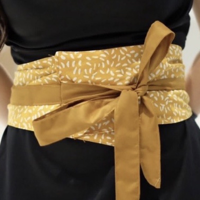 Jual obi belt batik tenun beras / ikat pinggang obi tenun beras / OBI ...