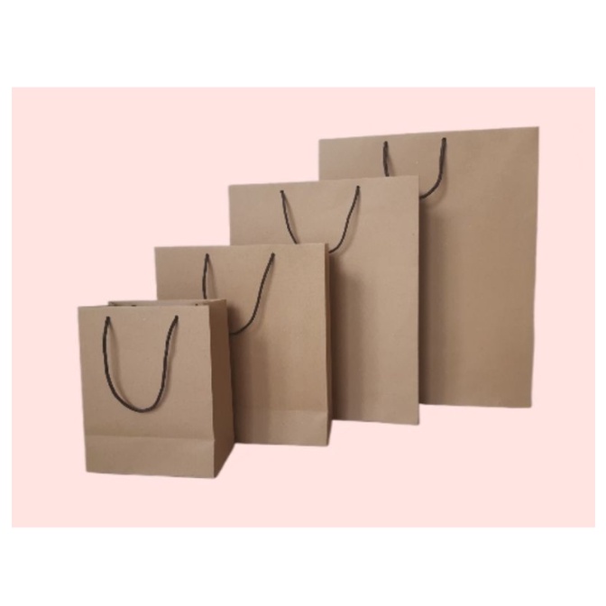 Jual Paper Bag Tali Polos Coklat | Paperbag Murah | Tas Kertas Kecil ...