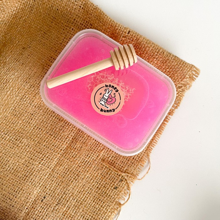 Jual Mainan Selaim Honey Bunny Slime by Bingo slime 200cc - PINK ...