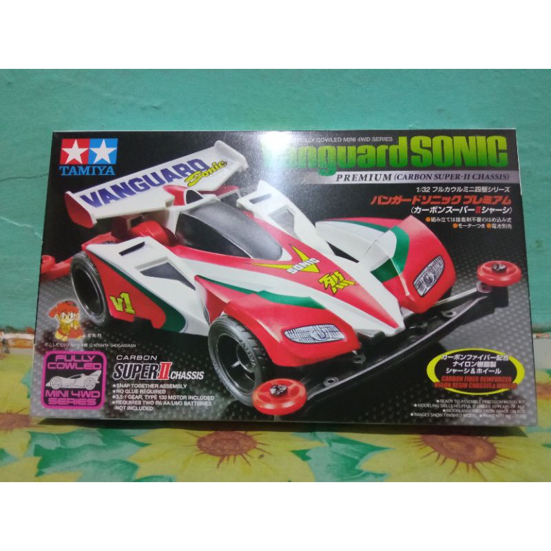 Jual Kit Tamiya Vanguard Sonic Premium Chassis Super 2 Carbon Original ...
