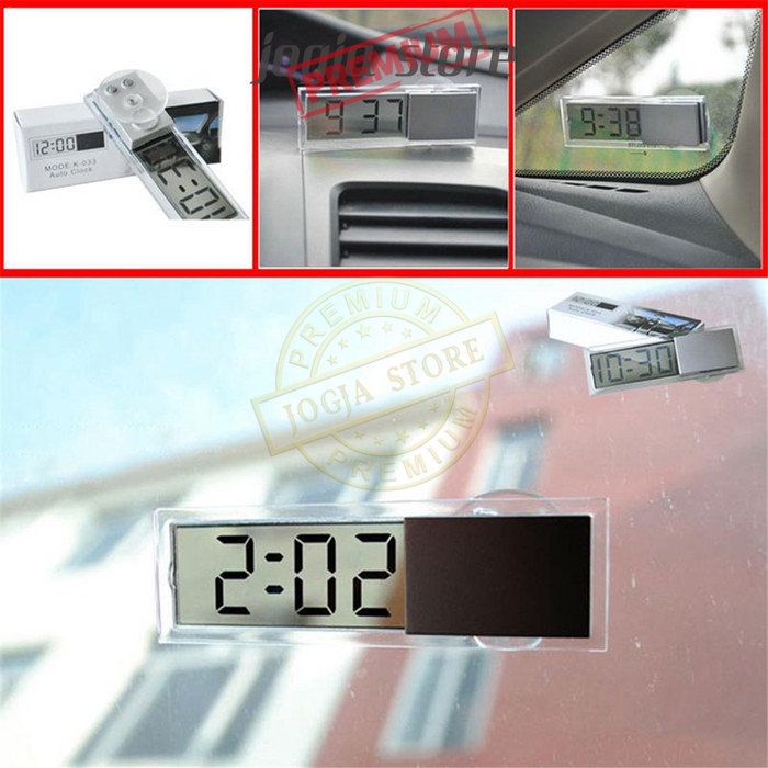 Jual Jam Dashboard Mobil Jam Digital LCD Mini Tempel Kaca dg Suction ...