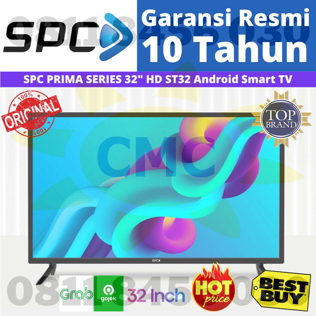 Jual LED SPC PRIMA SERIES 32" HD ST32 Android Smart TV 32 Inch Resmi ...