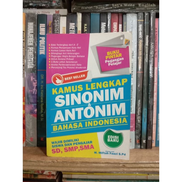 Jual BUKU KAMUS LENGKAP SINONIM DAN ANTONIM | Shopee Indonesia