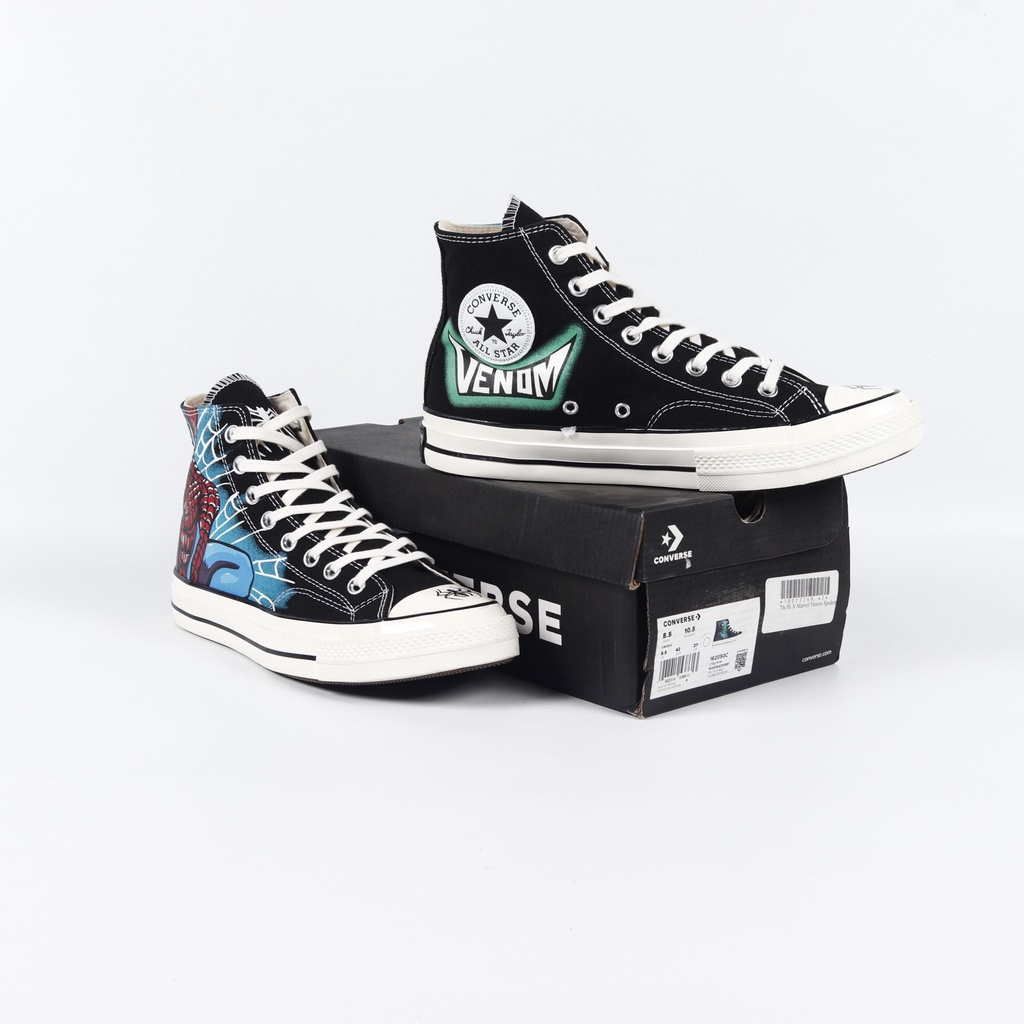 Jual (DBX) Sepatu Converse Chuck Taylor 70s Marvel Venom Spiderman Hi ...