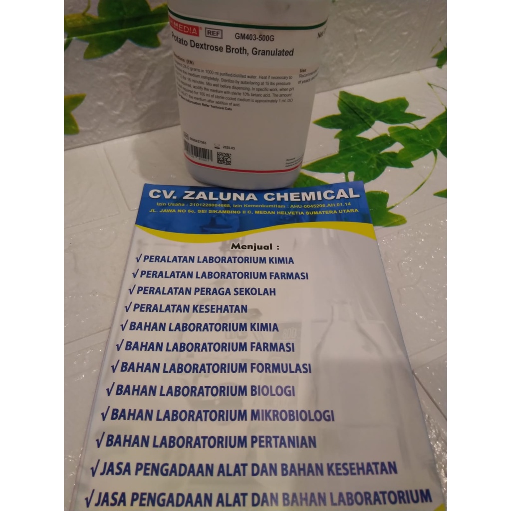 Jual Potato Dextrose Broth / PDB / Media Mikrobiologi / Media PDB 1 gr ...