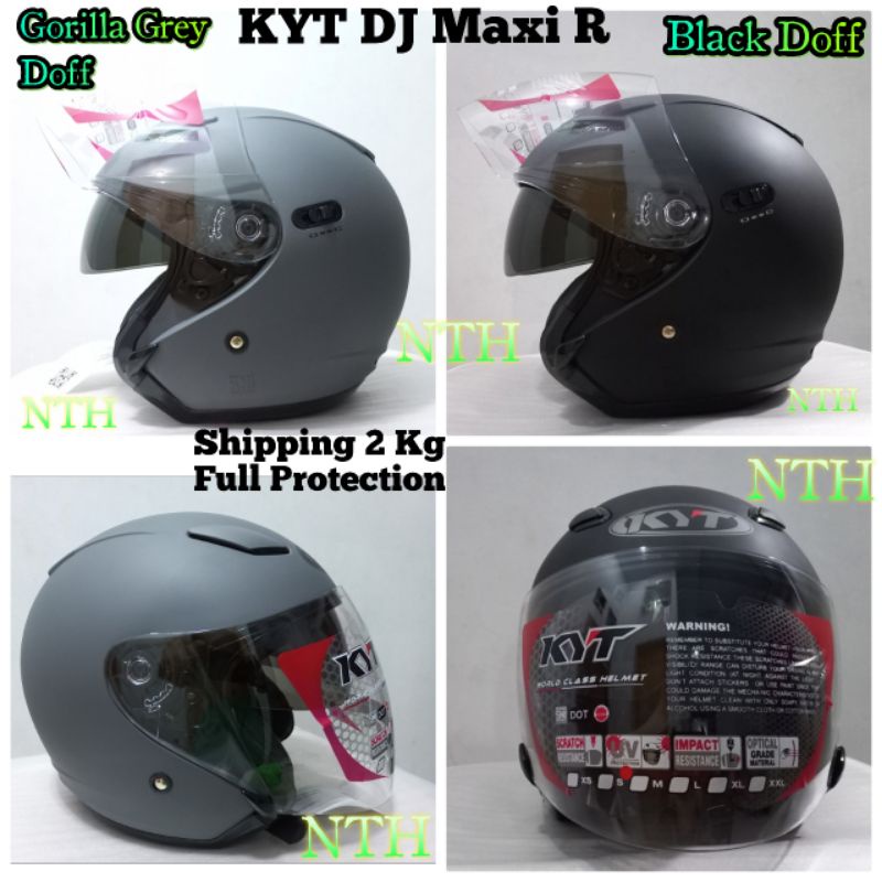 Jual Helm KYT DJ Maxi R Original | Shopee Indonesia