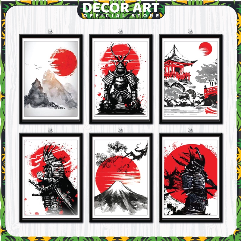 Jual DecorArt 15x20 Cm Hiasan Dinding Tema Jepang Ninja Japan (Kd. NJA ...