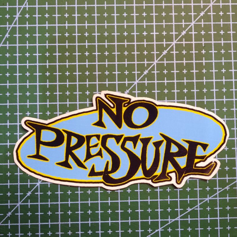 Jual Sticker Band - NO PRESSURE (BOOTLEG) | Shopee Indonesia