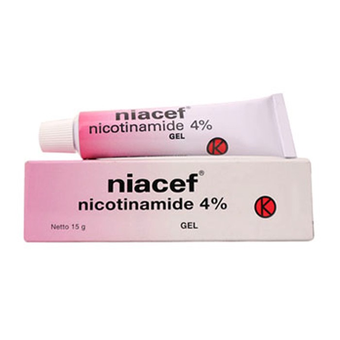 Jual NIACEF 4% GEL 15 GRAM/NICOTINAMIDE/OBAT JERAWAT | Shopee Indonesia