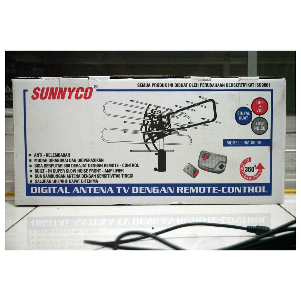 Jual Antena TV Digital Outdoor plus Remote Control Rotation | Shopee ...