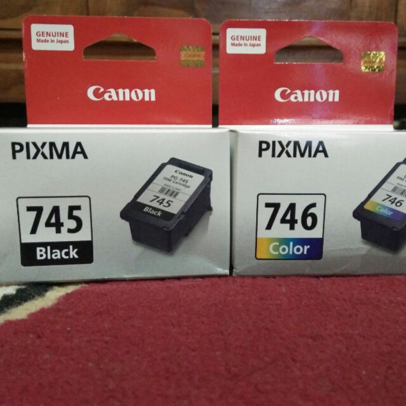 Jual Tinta Cartridge Canon 745 Black & 746 Color (1 Set) | Shopee Indonesia