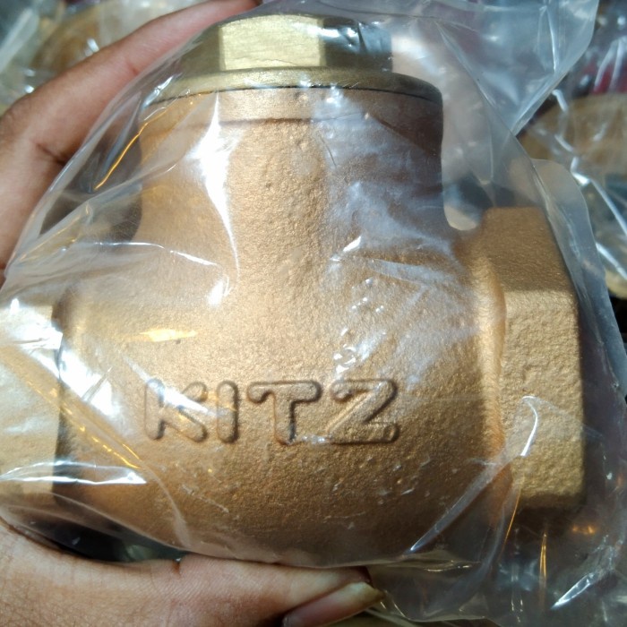 Jual Klep Klep Tabok Kitz 1Inch Swing Check Valve Kitz Kuningan | Shopee Indonesia