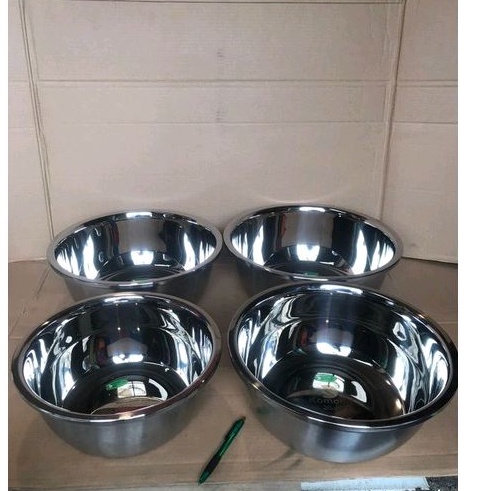 Jual Baskom stainless premium elegant 32/36/38/40 komodo | Shopee Indonesia