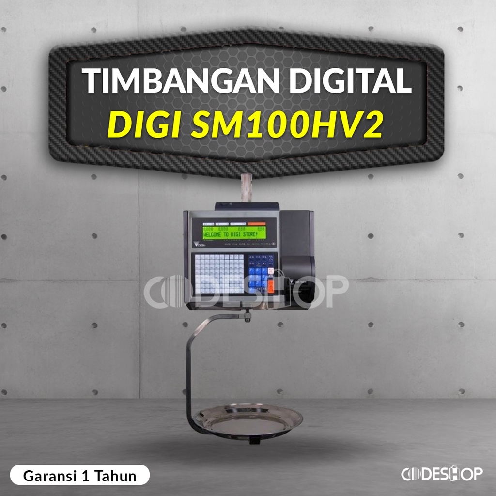 Jual Timbangan Digital DIGI SM-100H V2 / SM100HV2 Cetak Label Harga ...