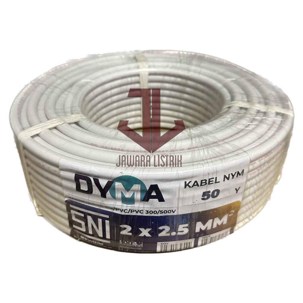 Jual DYMA ARIUS KABEL NYM KAWAT TEMBAGA MURAH 2X2,5 50 YARD ROLL ROLLAN ...