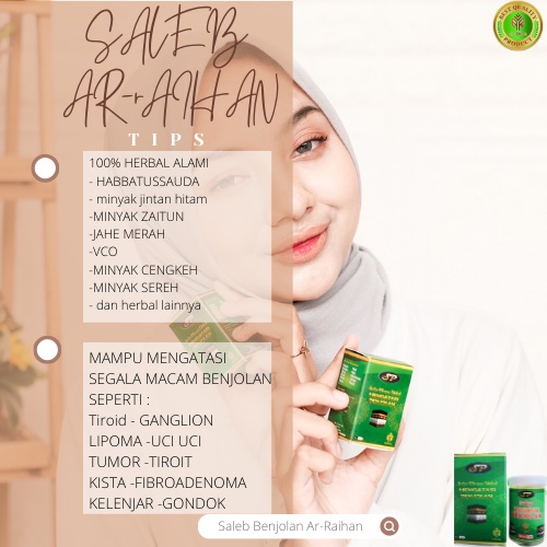 Jual ( SALEP BENJOLAN RACIKAN DOKTER ) SALEP KHUSUS BENJOLAN AR-RAIHAN ...